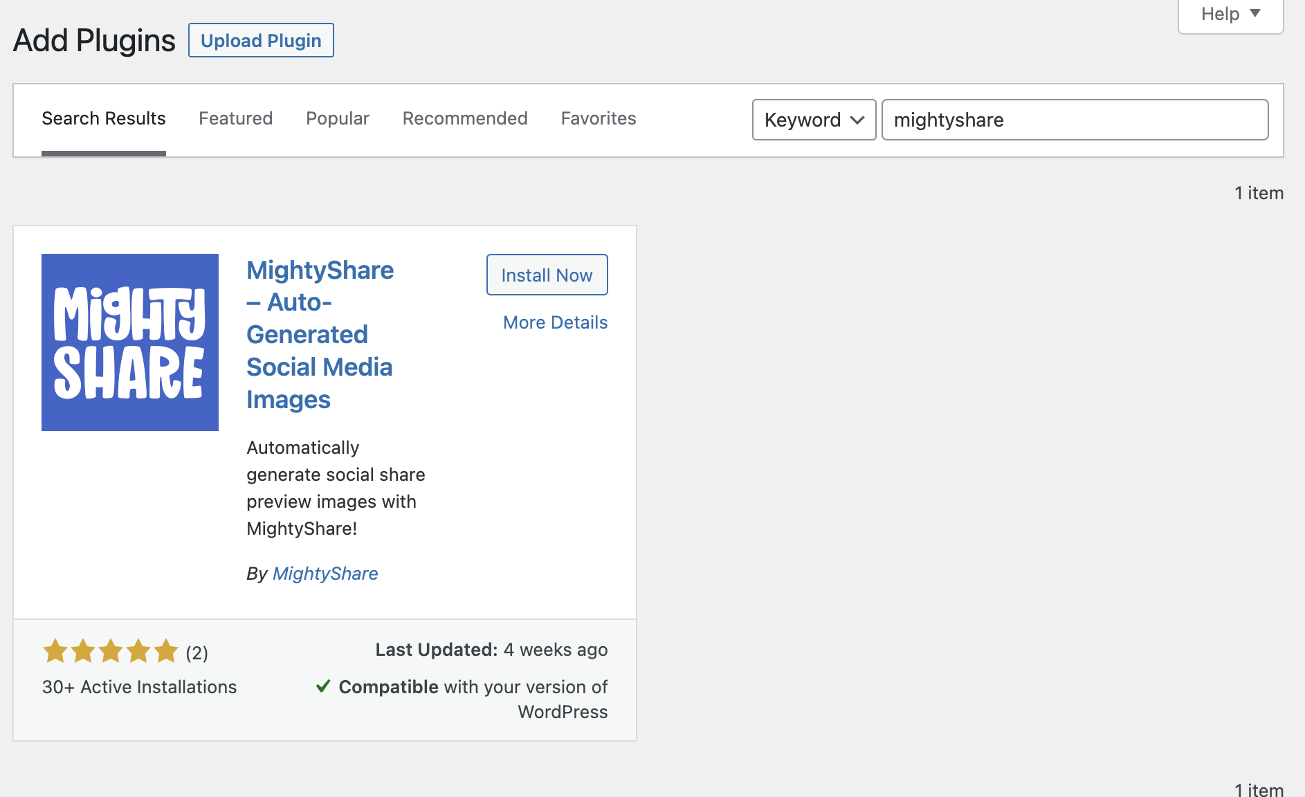 Installation - MightyShare